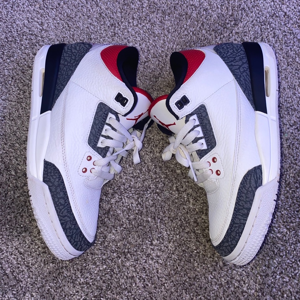 Jordan 3 Fire Red Denim - Gem